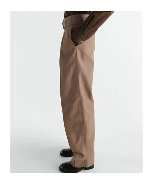 LEMAIRE Rounded Pants In Polycotton Twill