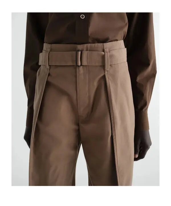 LEMAIRE Rounded Pants In Polycotton Twill