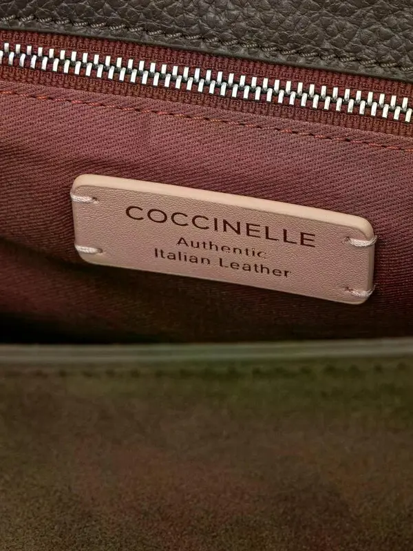 COCCINELLE Medium Nikla Suede Shoulder Bag - Brown