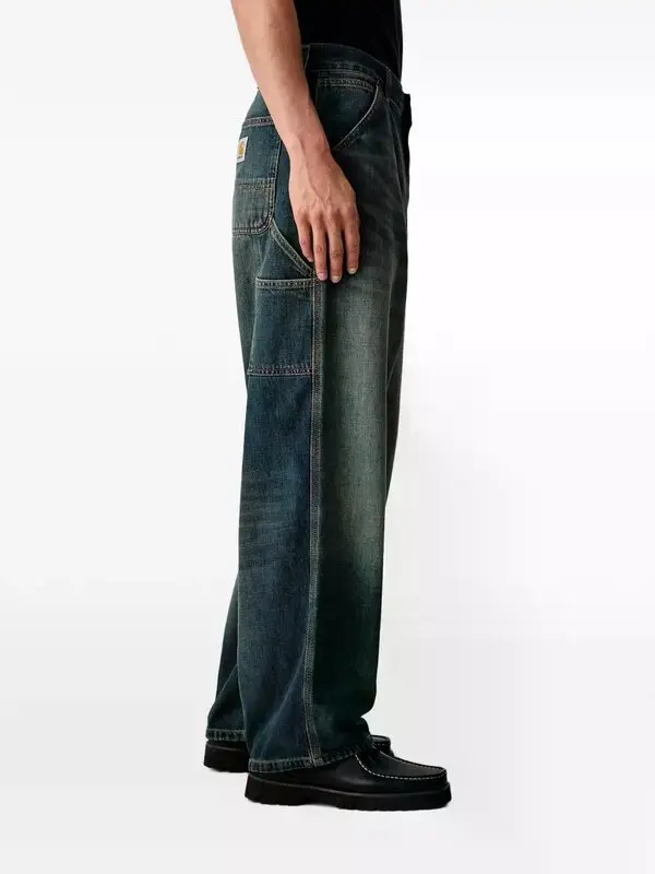 Carhartt Work In Progress Og Single Knee Faded Carpenter Jeans