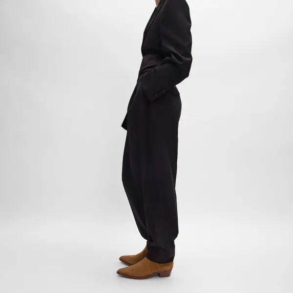 Celine Tux Trousers In Wool Gabardine