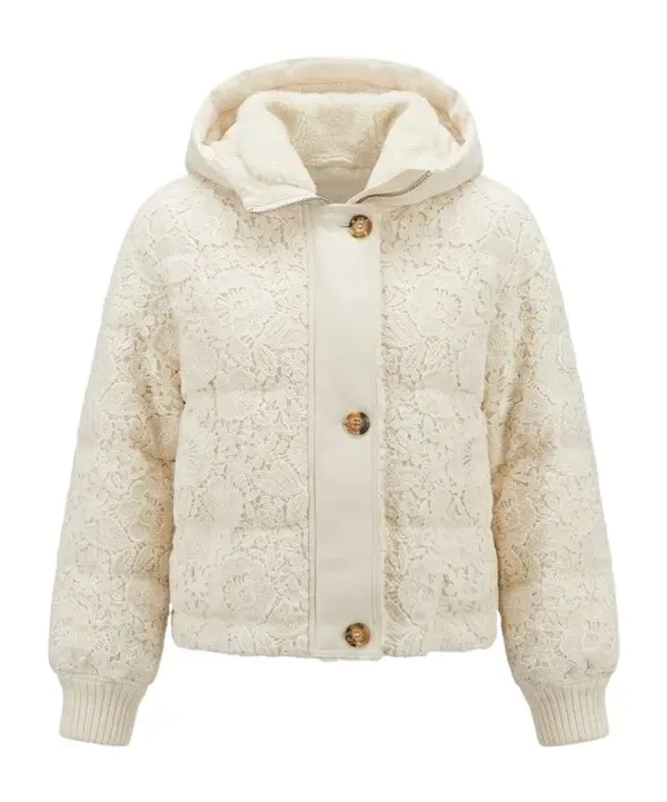 ERMANNO FIRENZE Textured Hooded Jacket
