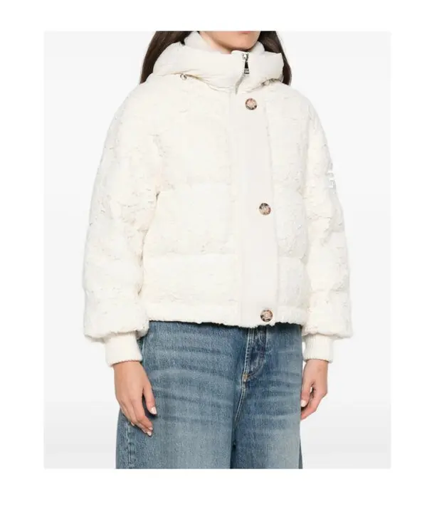 ERMANNO FIRENZE Textured Hooded Jacket