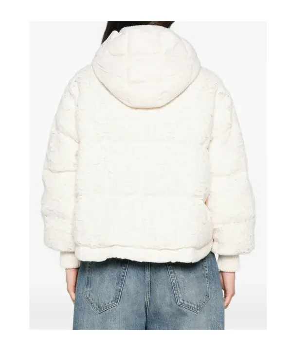 ERMANNO FIRENZE Textured Hooded Jacket