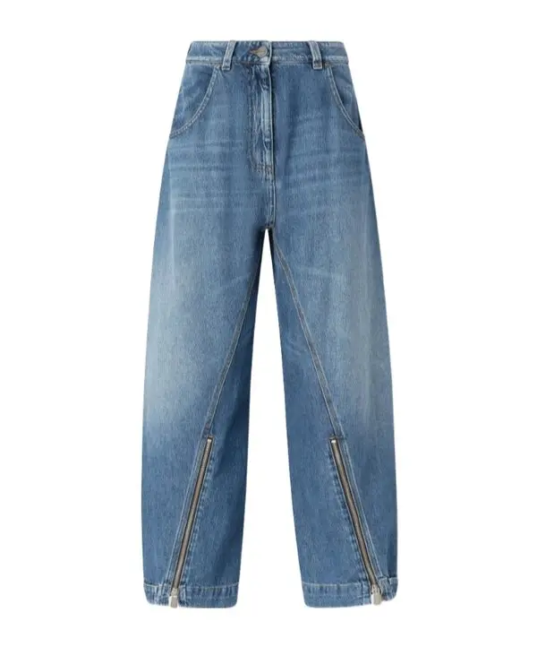 Pinko Sicuro Zip Wide-leg Jeans
