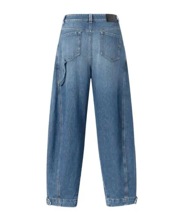 Pinko Sicuro Zip Wide-leg Jeans