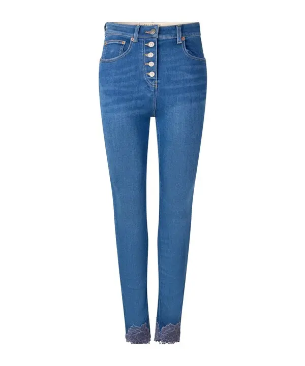 Valentino Garavani High-waisted Skinny Jeans