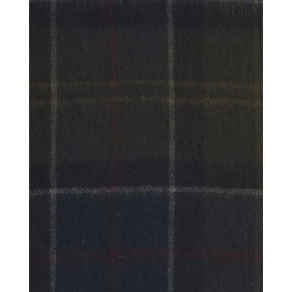 Barbour Plaid Wool Scarf