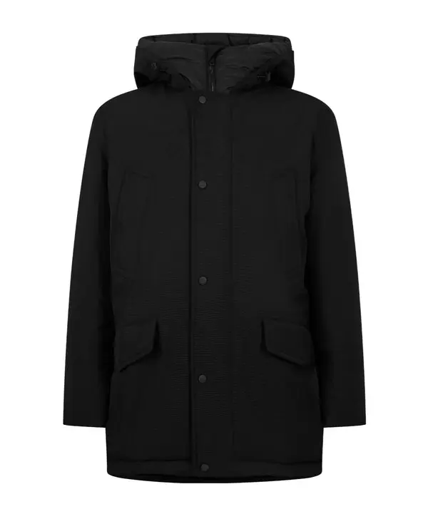 Hugo Boss Mid-length Hooded Parka-style Puffer Jacket