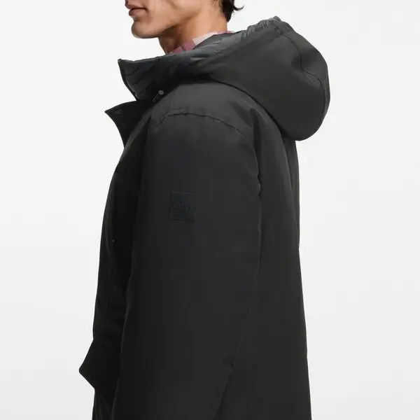 Hugo Boss Mid-length Hooded Parka-style Puffer Jacket