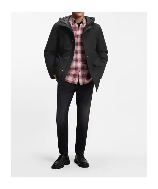 Hugo Boss Mid-length Hooded Parka-style Puffer Jacket