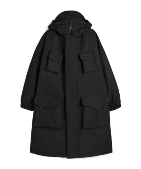 Y3 Gtx Padded Hooded Coat
