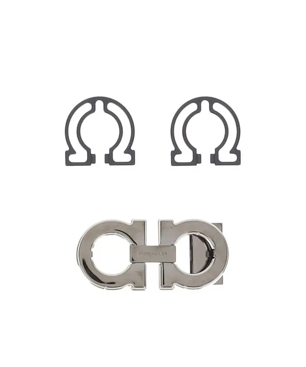 FERRAGAMO Reversible Gancini Logo Belt