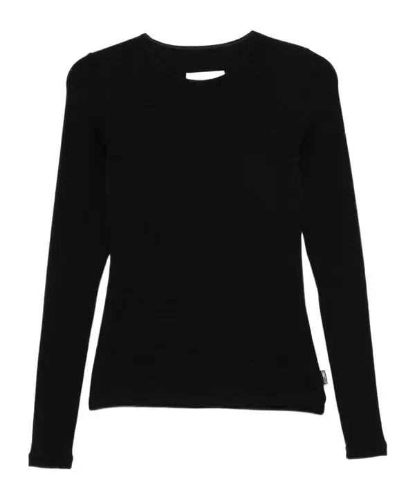 MAISON MARGIELA Ribbed-knit Long-sleeve Top