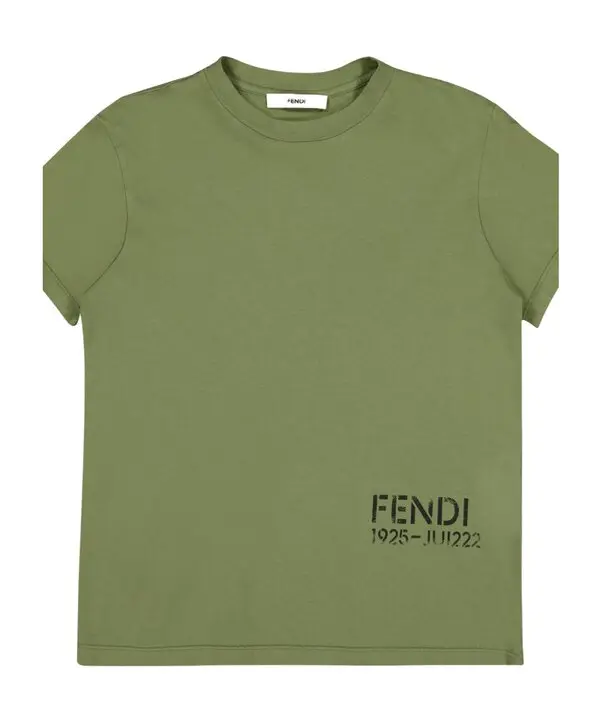 Fendi Crewneck Short Sleeve T-shirt