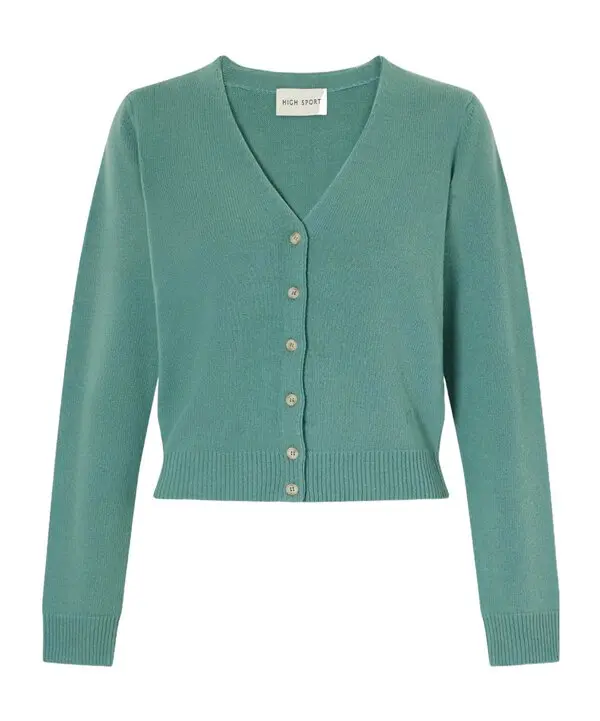 HIGH SPORT Minimal Knit Cardigan
