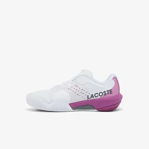 Lacoste Purple Mesh Tennis Shoes