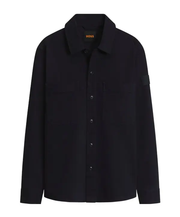 Hugo Boss Cotton Shirt-style Overshirt