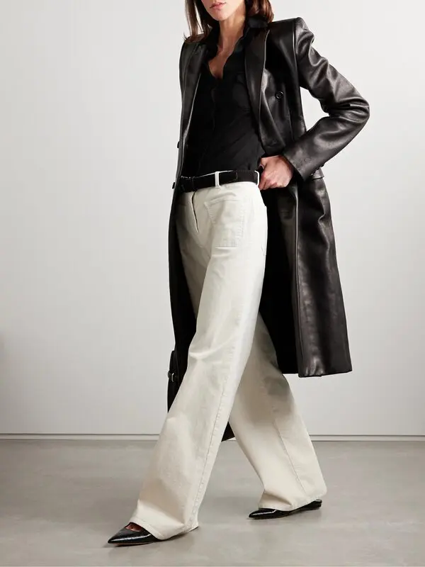 NILI LOTAN Cotton-jersey Shirt