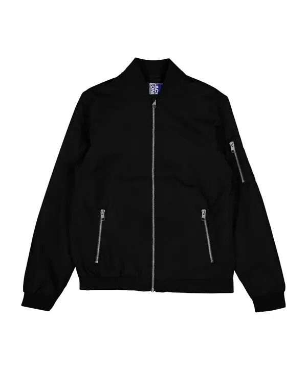 C.P. COMPANY Stand Collar Bomber Jacket - Black