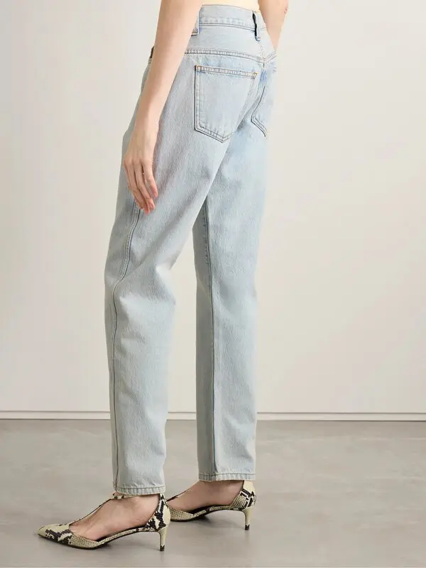 Khaite Mid-rise Straight-leg Jeans