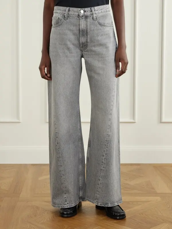 MOTHER High-rise Wide-leg Jeans