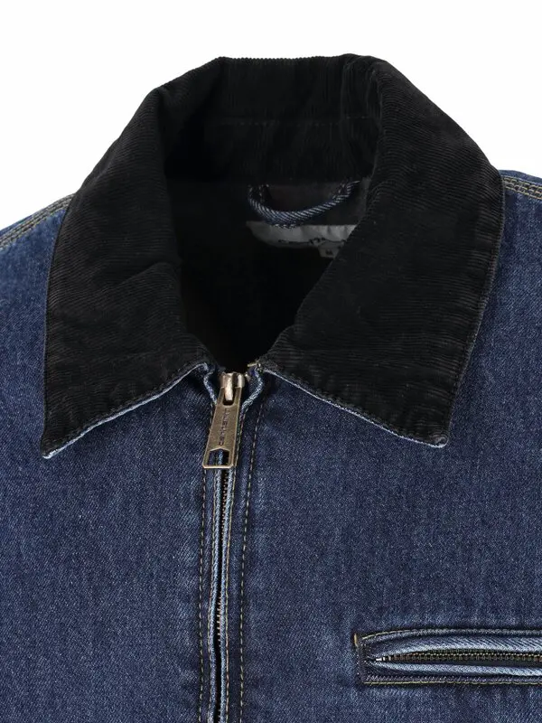 Carhartt Work In Progress Og Detroit Denim Jacket - Blue