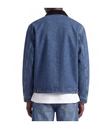 Carhartt Work In Progress Og Detroit Denim Jacket - Blue