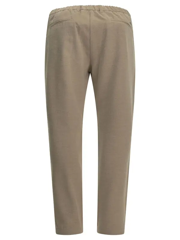 Herno Elasticated Waist Straight-leg Trousers
