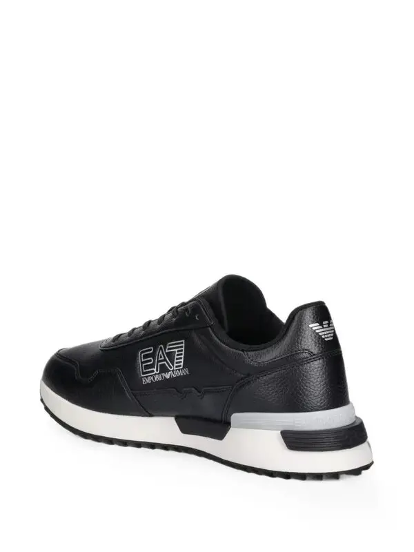 EA7 Logo-detail Panelled Sneakers