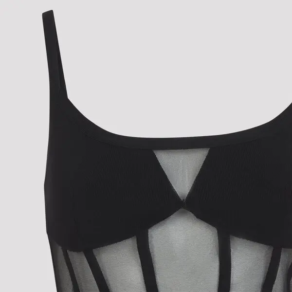 Elisabetta Franchi Knit Corset Dress