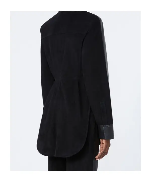 Sportmax Long Leather Shirt