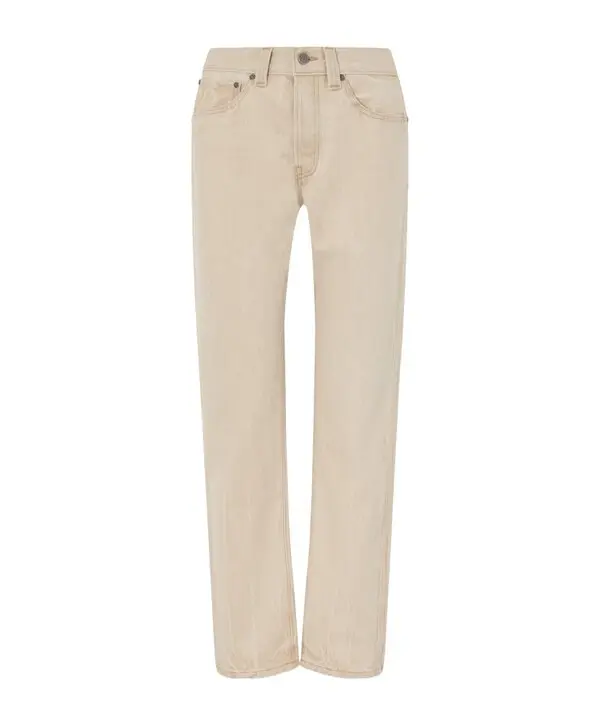 Khaite Mid-rise Straight-leg Jeans