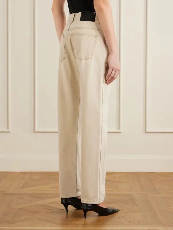 Khaite Mid-rise Straight-leg Jeans