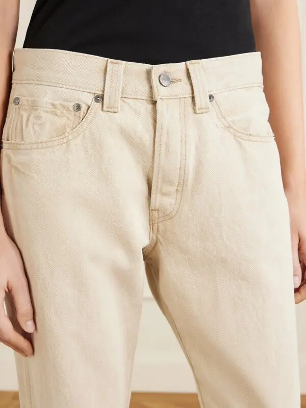 Khaite Mid-rise Straight-leg Jeans