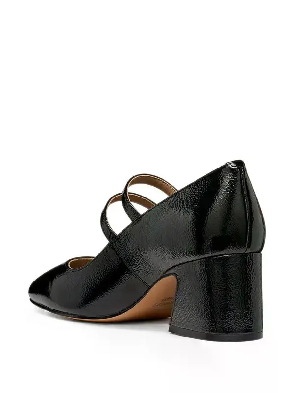 Geox Kalidine Double-strap Patent-finish Pumps