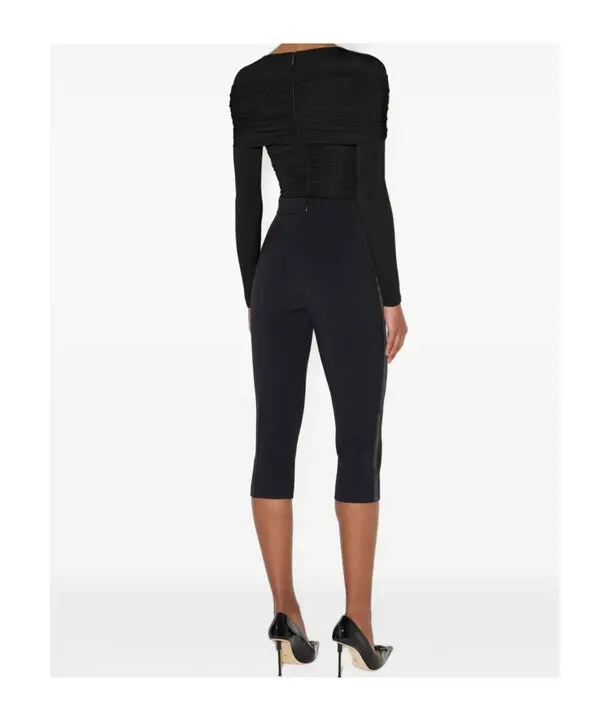 Elisabetta Franchi V-detail Embellished Bodysuit