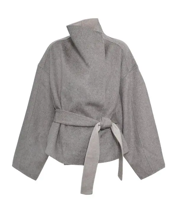 THE FRANKIE SHOP Onelle Reversible Belted Coat