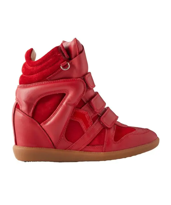 Isabel Marant Étoile Suede Wedge Sneakers