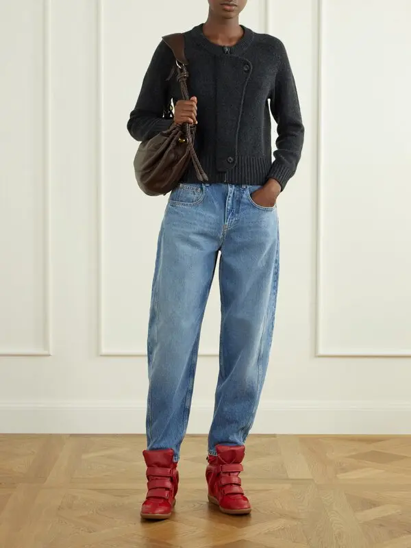 Isabel Marant Étoile Suede Wedge Sneakers