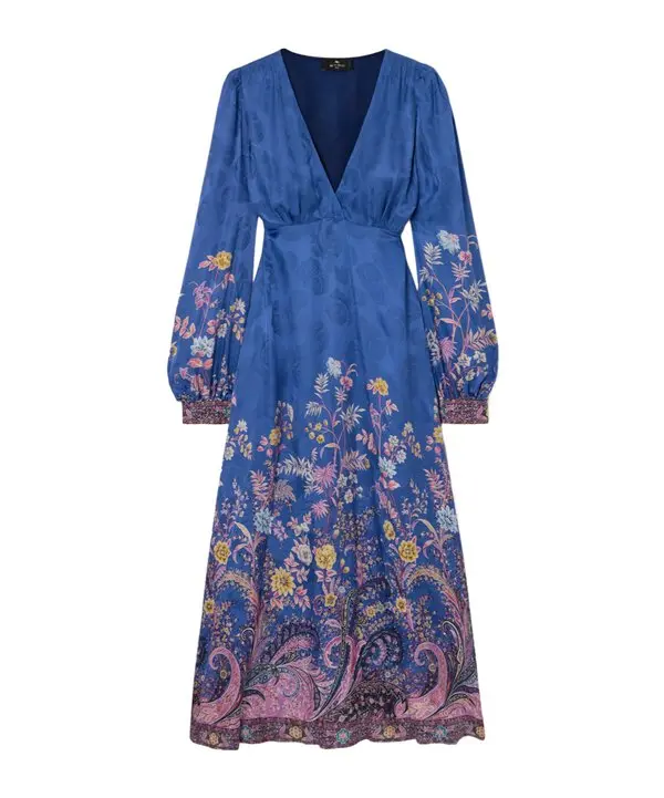 Etro Printed V-neck Dress