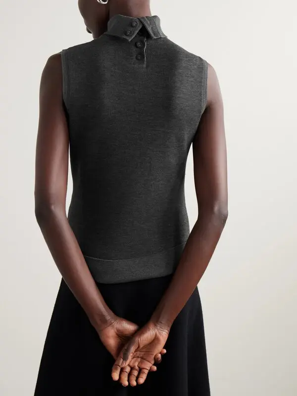 Proenza Schouler Slim-fit Turtleneck Tank Top