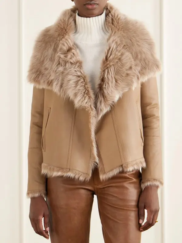 YVES SALOMON Reversible Shearling And Leather Jacket