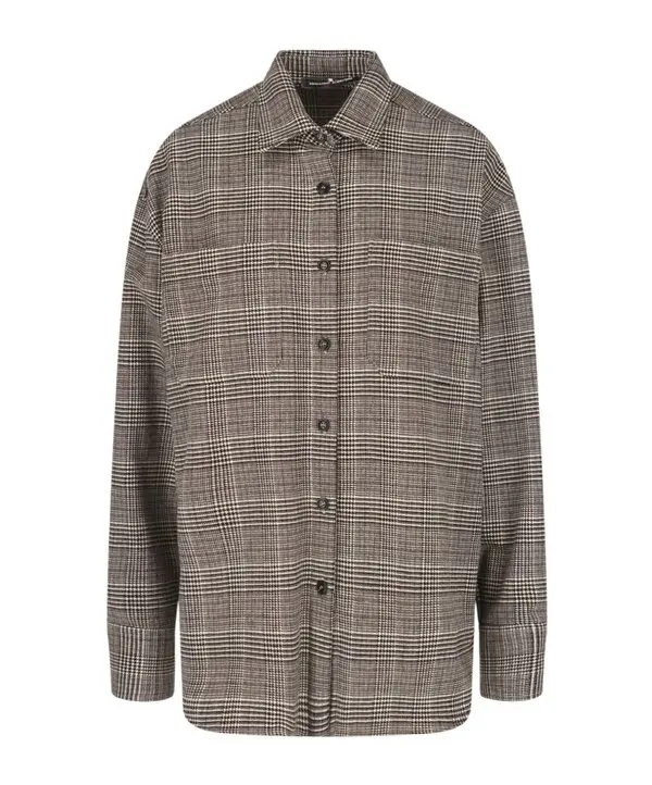 Ermanno Scervino Checked Button-up Shirt - Gray