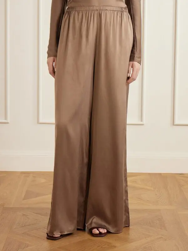RUOHAN Smooth Wide-leg Pants