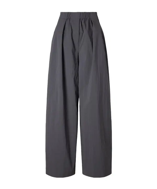 ST. AGNI Light Cotton Pants - Black