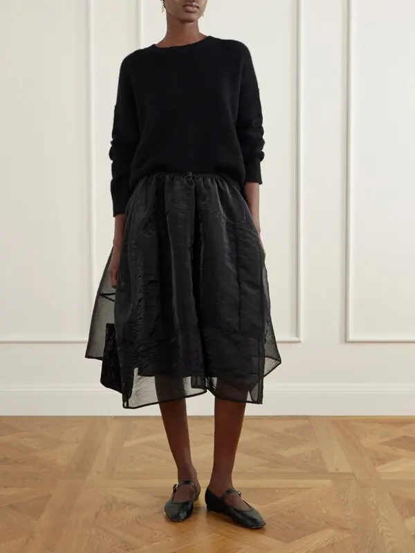 Cecilie Bahnsen Layered Design Midi Skirt