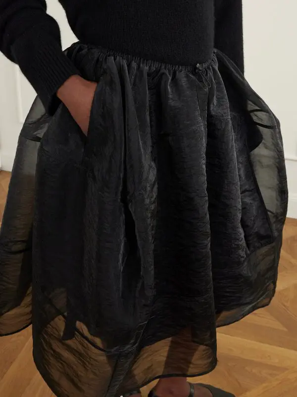 Cecilie Bahnsen Layered Design Midi Skirt