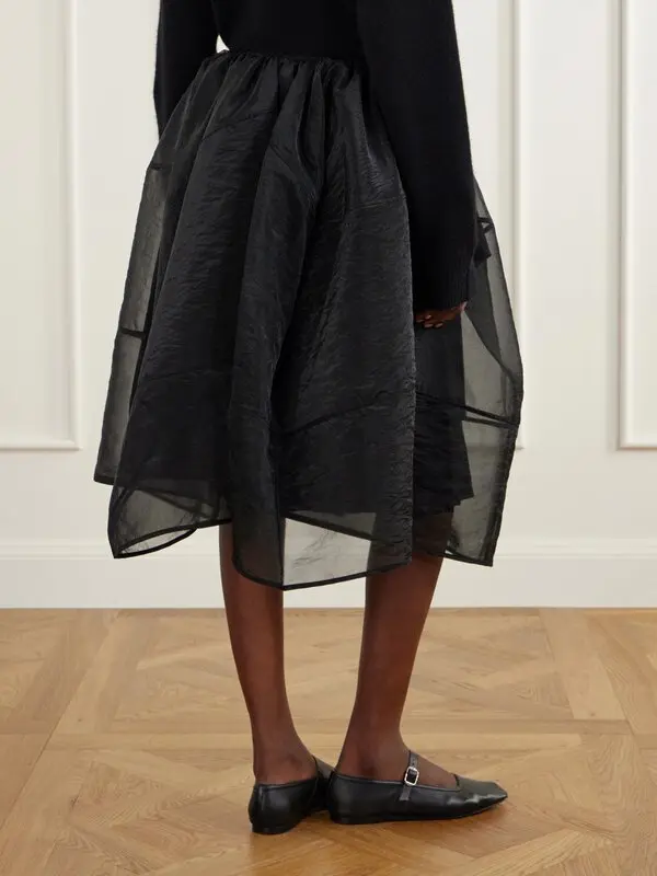 Cecilie Bahnsen Layered Design Midi Skirt