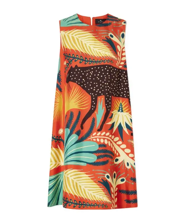 Etro Silk Mini Skirt - Red
